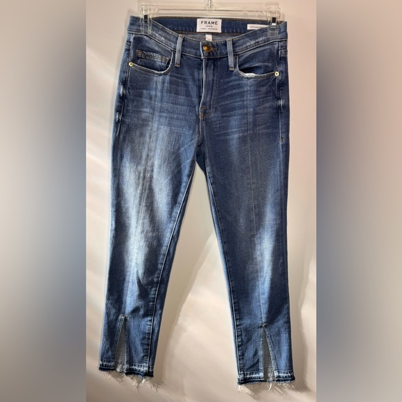 Frame Denim | Jeans | Frame Le Nouveau Straight Split Front Jeans Size ...